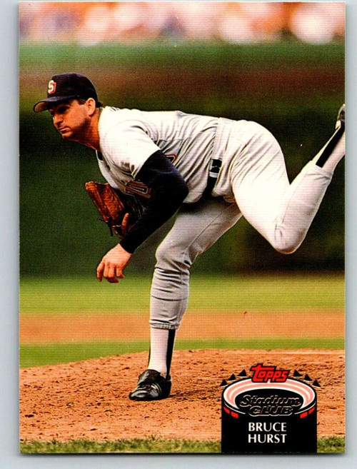 1992 Stadium Club #312 Bruce Hurst VG San Diego Padres - Under the ...