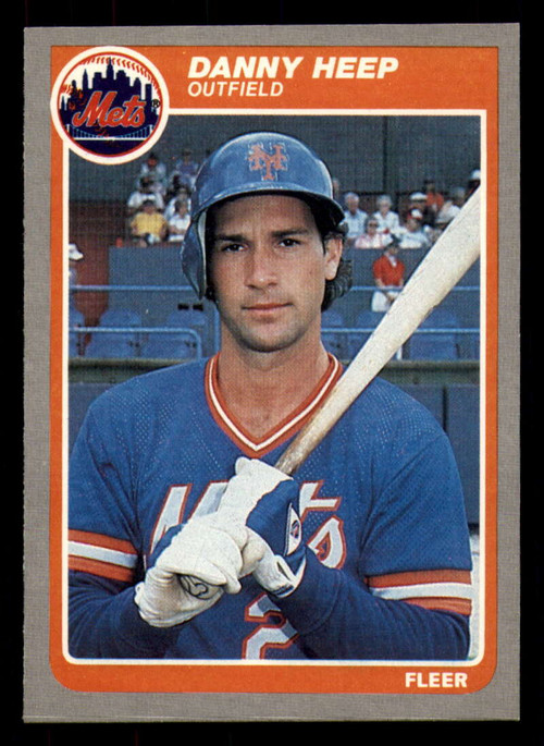 1985 Fleer #84 Danny Heep VG New York Mets - Under the Radar Sports