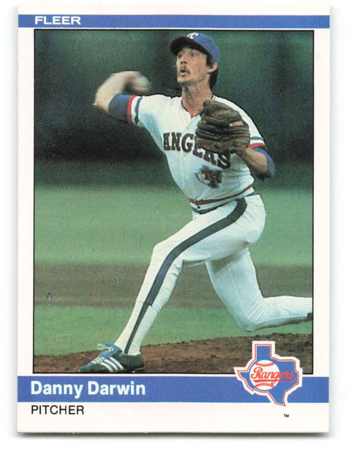 1984 Fleer #416 Danny Darwin VG Texas Rangers - Under the Radar Sports