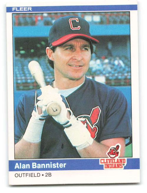 1984 Fleer #535 Alan Bannister VG Cleveland Indians - Under the Radar ...