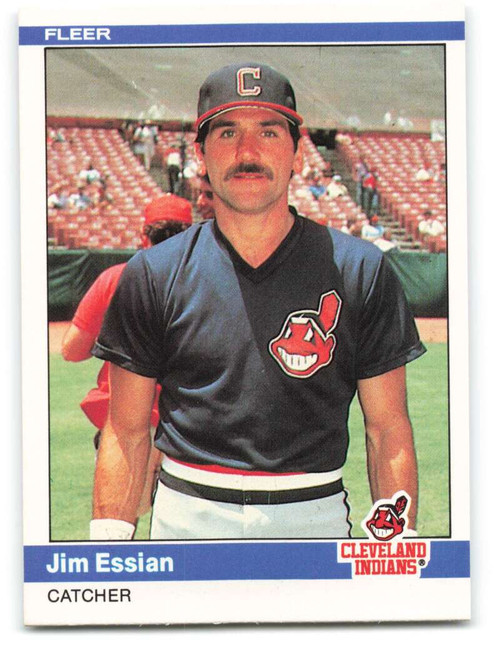 1984 Fleer #540 Jim Essian VG Cleveland Indians - Under the Radar Sports