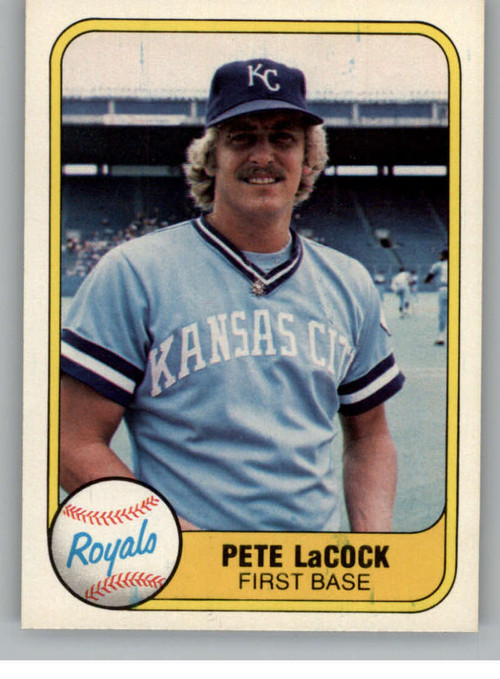 1981 Fleer #47 Pete LaCock VG Kansas City Royals - Under the Radar Sports