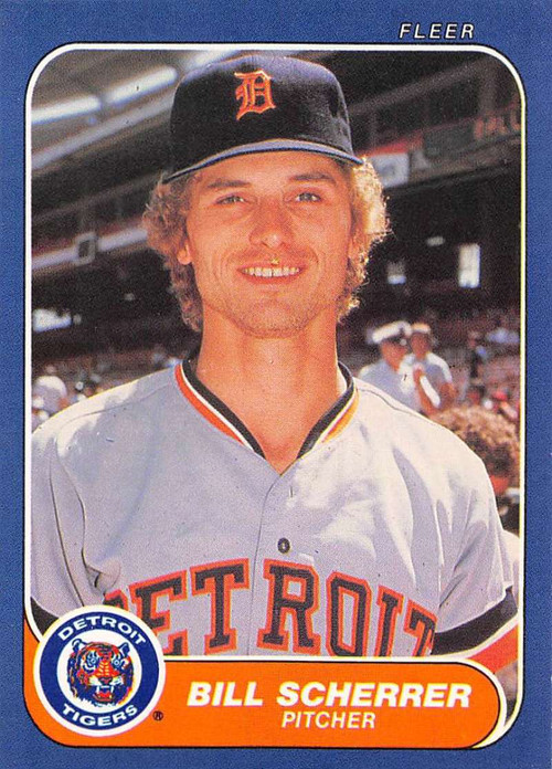 1986 Fleer #237 Bill Scherrer VG Detroit Tigers - Under the Radar Sports