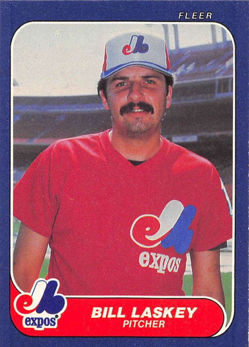 1986 Fleer #251 Bill Laskey VG Montreal Expos - Under the Radar Sports