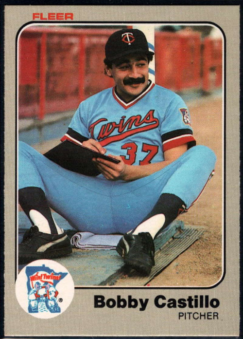 1983 Fleer #608 Bobby Castillo VG Minnesota Twins - Under the Radar Sports