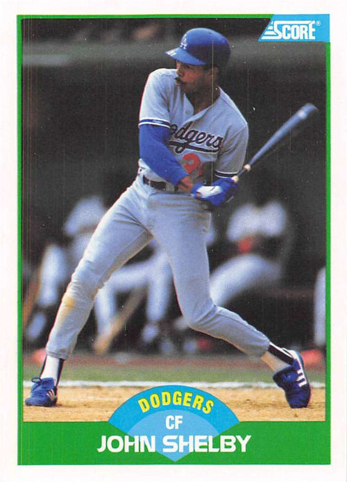 1989 Score #103 John Shelby VG Los Angeles Dodgers - Under the Radar Sports