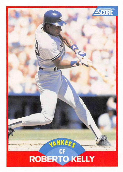 1989 Score #487 Roberto Kelly VG New York Yankees - Under the Radar Sports