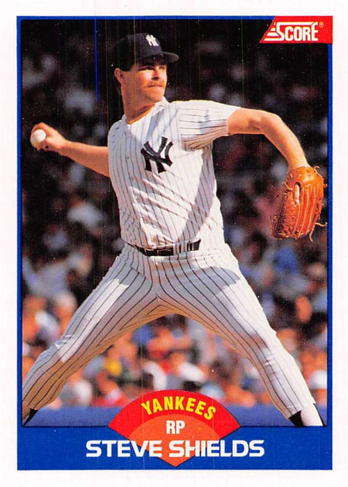 1989 Score #578 Steve Shields VG New York Yankees - Under the Radar Sports