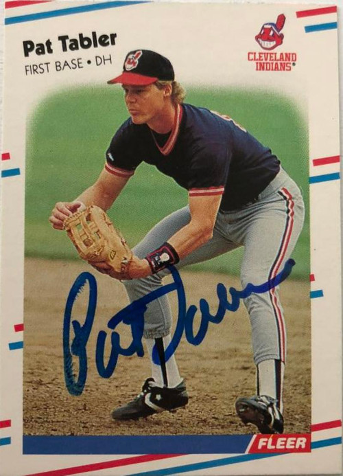 Pat Tabler Autographed 1988 Fleer #618 - Under the Radar Sports