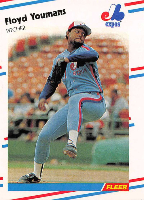 1988 Fleer #201 Floyd Youmans VG Montreal Expos - Under the Radar Sports