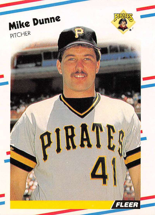 1988 Fleer #328 Mike Dunne VG Pittsburgh Pirates - Under the Radar Sports