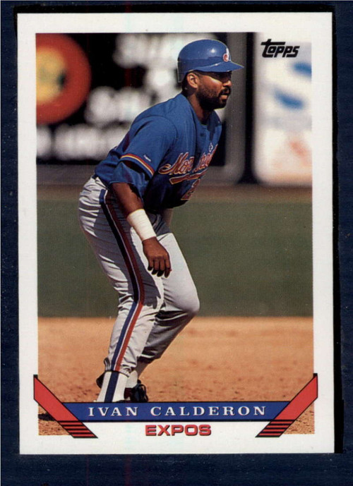 1993 Topps #540 Ivan Calderon VG Montreal Expos - Under the Radar Sports