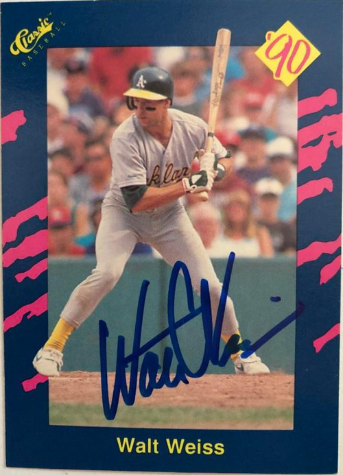 Walt Weiss Autographed 1990 Classic #46 - Under the Radar Sports