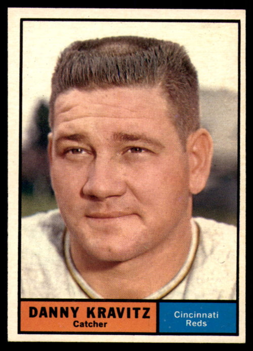 1961 Topps #166 Danny Kravitz VG Cincinnati Reds - Under the Radar Sports