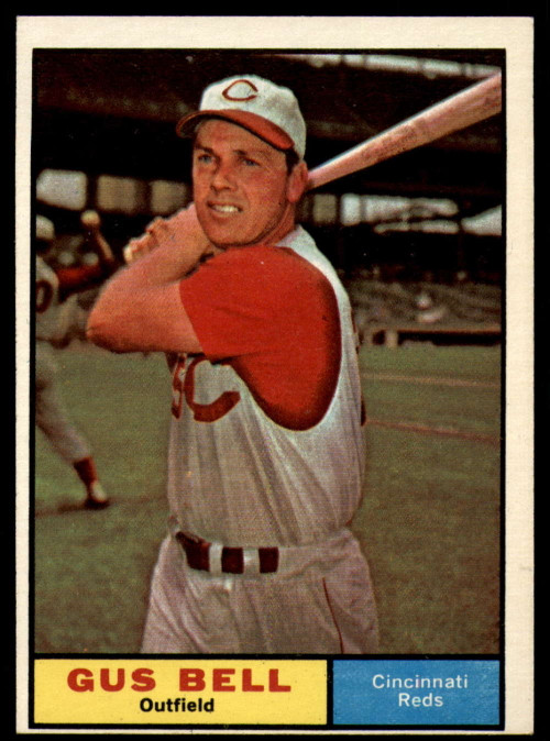 1961 Topps #215 Gus Bell VG Cincinnati Reds - Under the Radar Sports
