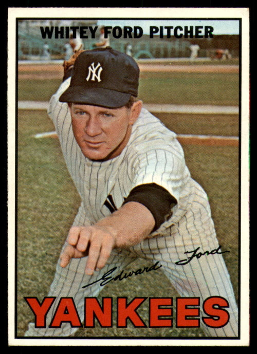 1967 Topps #5 Whitey Ford UER VG New York Yankees - Under the Radar Sports