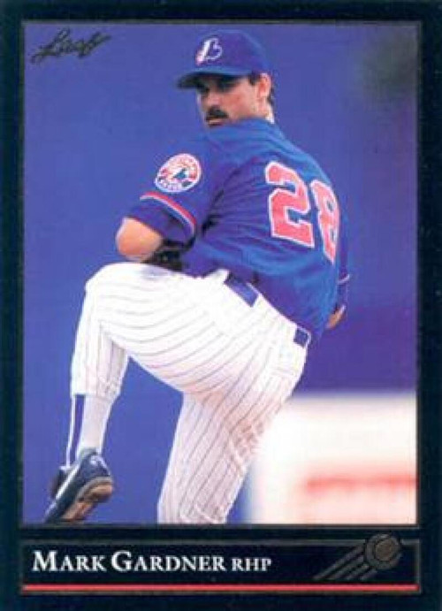 1992 Leaf Black Gold #512 Mark Gardner NM-MT Montreal Expos - Under the ...