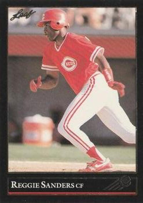1992 Leaf Black Gold #360 Reggie Sanders NM-MT Cincinnati Reds - Under ...