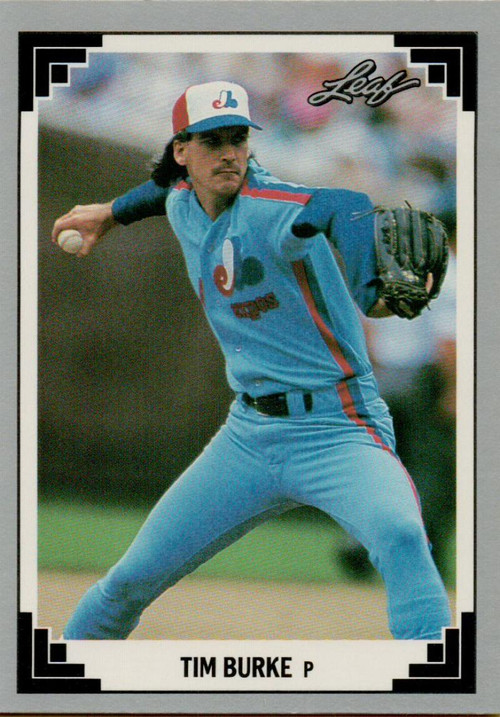 1991 Leaf #124 Tim Burke VG Montreal Expos - Under the Radar Sports