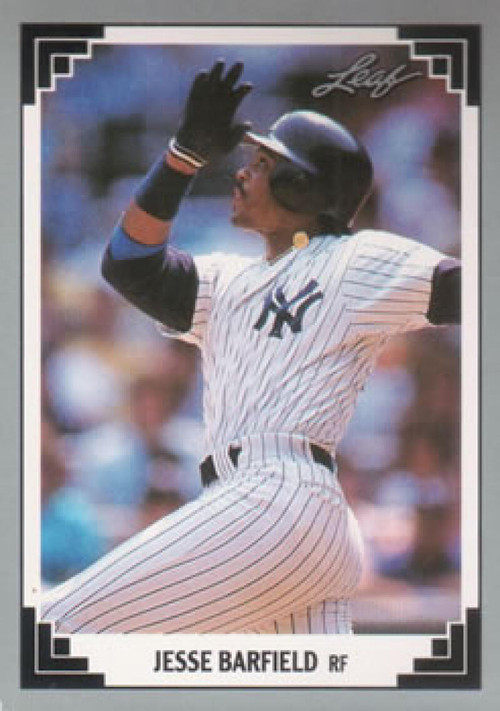1991 Leaf #308 Jesse Barfield VG New York Yankees - Under the Radar Sports