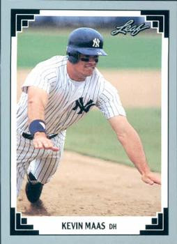 1991 Leaf #393 Kevin Maas VG New York Yankees - Under the Radar Sports