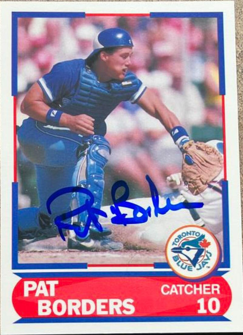 Pat Borders Autographed 1989 Score Young Superstars I #11 - Under the ...