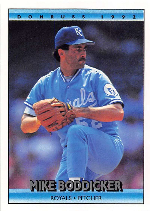 1992 Donruss #176 Mike Boddicker VG Kansas City Royals - Under the ...