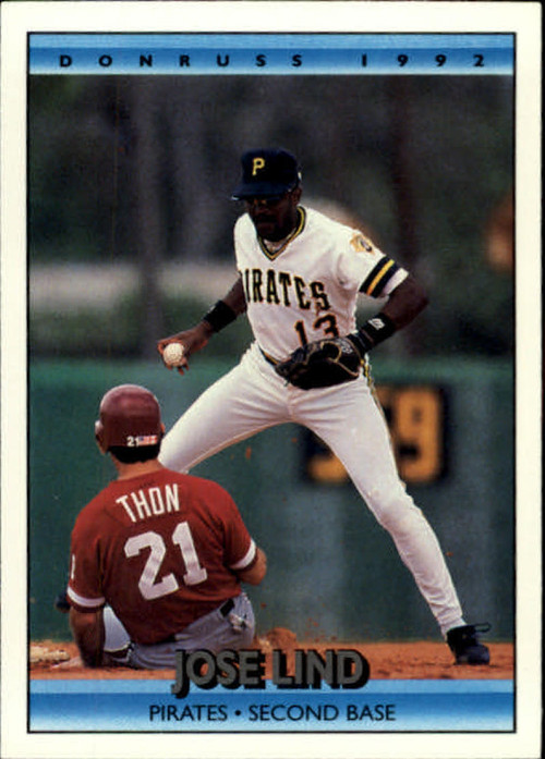 1992 Donruss #189 Jose Lind VG Pittsburgh Pirates - Under the Radar Sports