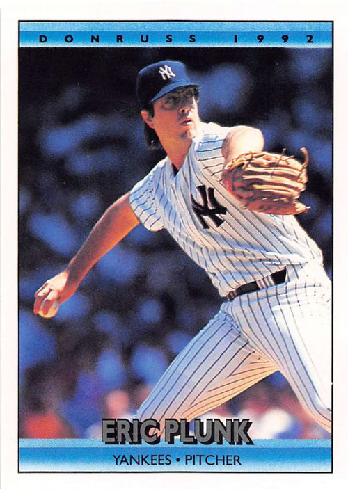 1992 Donruss #554 Eric Plunk VG New York Yankees - Under the Radar Sports