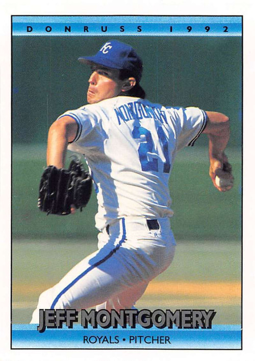 1992 Donruss #666 Jeff Montgomery VG Kansas City Royals - Under the ...