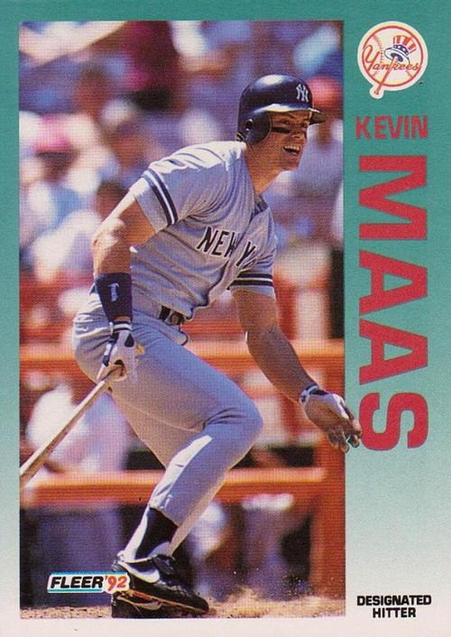 1992 Fleer #236 Kevin Maas VG New York Yankees - Under the Radar Sports