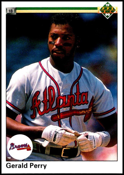 1990 Upper Deck #101 Gerald Perry VG Atlanta Braves - Under the Radar ...