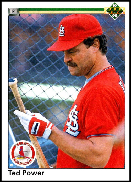 1990 Upper Deck #340 Ted Power VG St. Louis Cardinals - Under the Radar ...