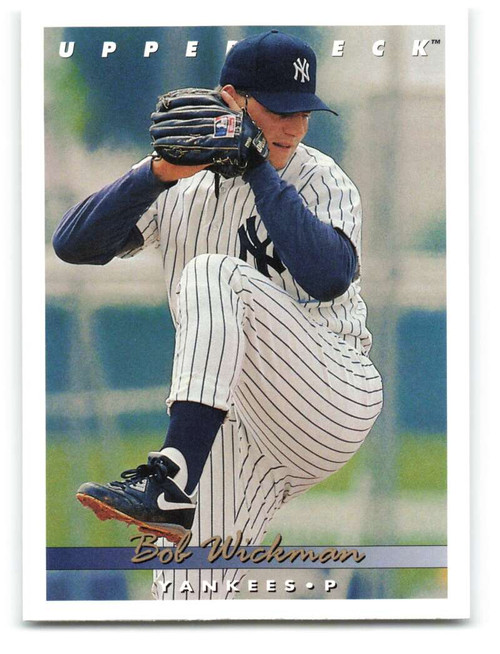1993 Upper Deck #372 Bob Wickman VG New York Yankees - Under the Radar ...
