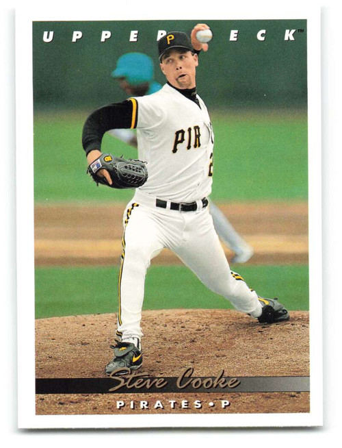 1993 Upper Deck #599 Steve Cooke VG Pittsburgh Pirates - Under the ...