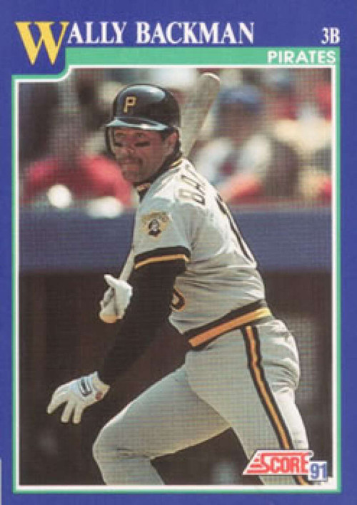 1991 Score #16 Wally Backman VG Pittsburgh Pirates - Under the Radar Sports