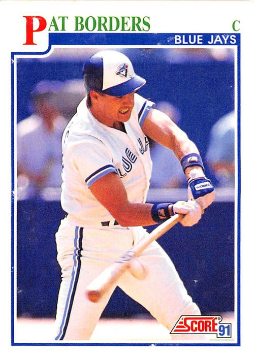 1991 Score #425 Pat Borders VG Toronto Blue Jays - Under the Radar Sports