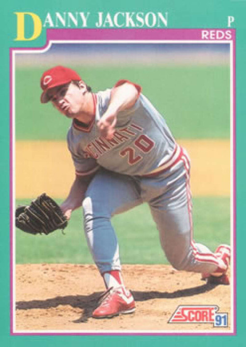 1991 Score #601 Danny Jackson VG Cincinnati Reds - Under the Radar Sports