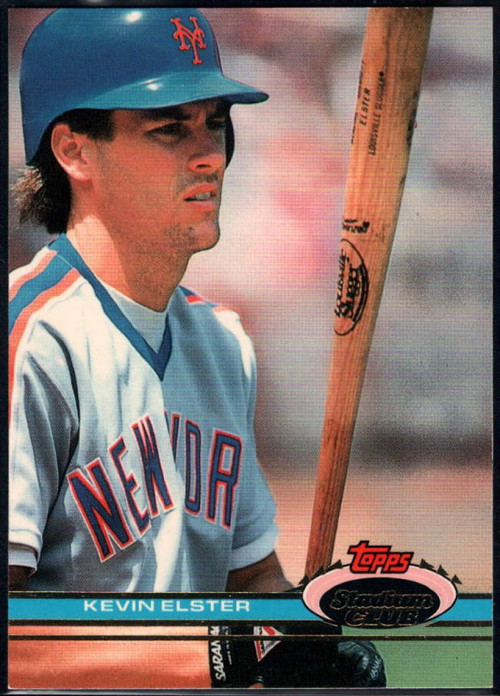 1991 Stadium Club #149 Kevin Elster VG New York Mets - Under the Radar ...