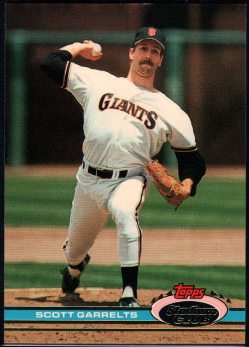 1991 Stadium Club #182 Scott Garrelts VG San Francisco Giants - Under ...