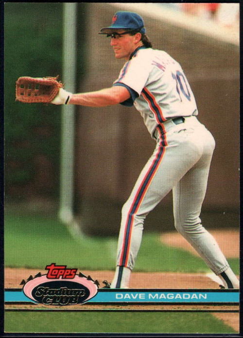 1991 Stadium Club #210 Dave Magadan VG New York Mets - Under the Radar ...