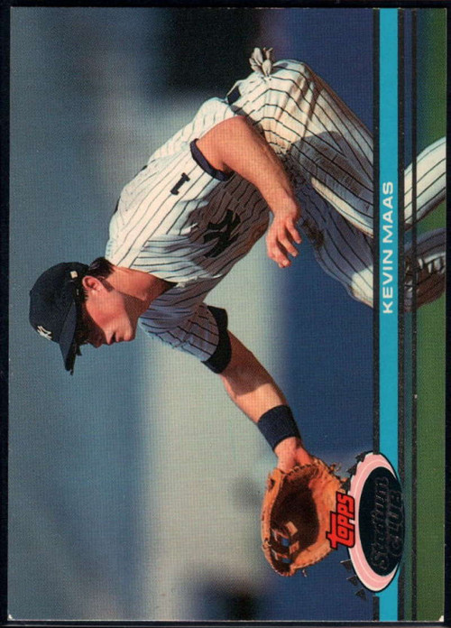1991 Stadium Club #282 Kevin Maas VG New York Yankees - Under the Radar ...