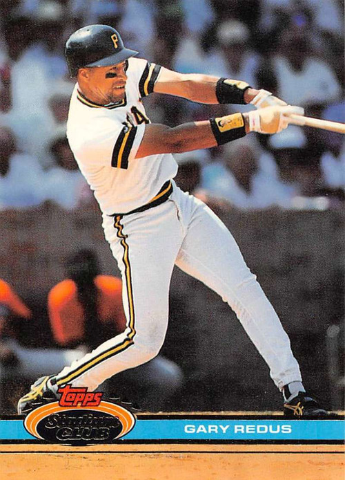 1991 Stadium Club #486 Gary Redus VG Pittsburgh Pirates - Under the ...