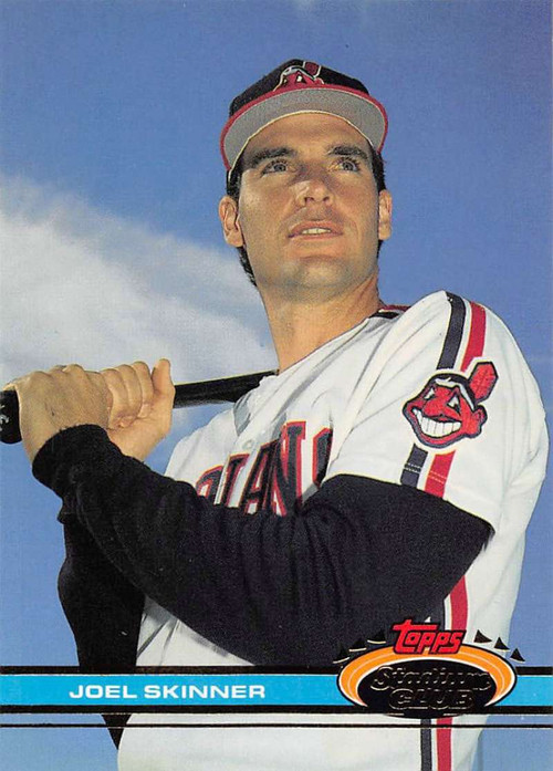 1991 Stadium Club #561 Joel Skinner VG Cleveland Indians - Under the ...
