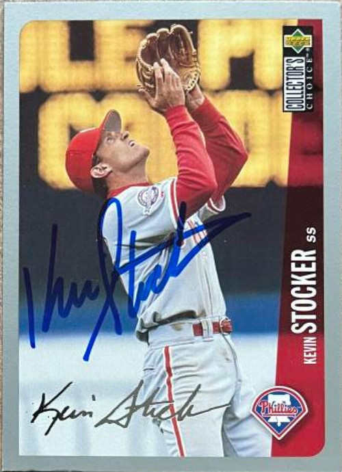 Kevin Stocker Autographed 1996 Collector's Choice Silver Signature #250 ...