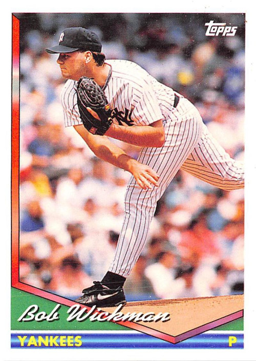 1994 Topps #173 Bob Wickman VG New York Yankees - Under the Radar Sports