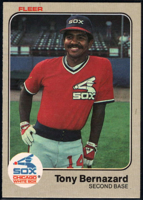 1983 Fleer #231 Tony Bernazard VG Chicago White Sox - Under the Radar Sports