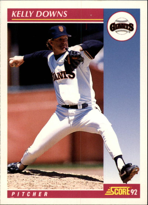 1992 Score #191 Kelly Downs VG San Francisco Giants - Under the Radar ...