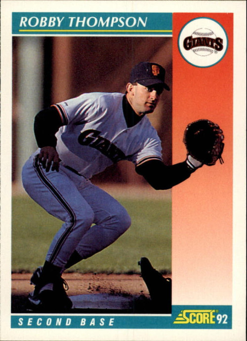 1992 Score #247 Robby Thompson VG San Francisco Giants - Under the ...