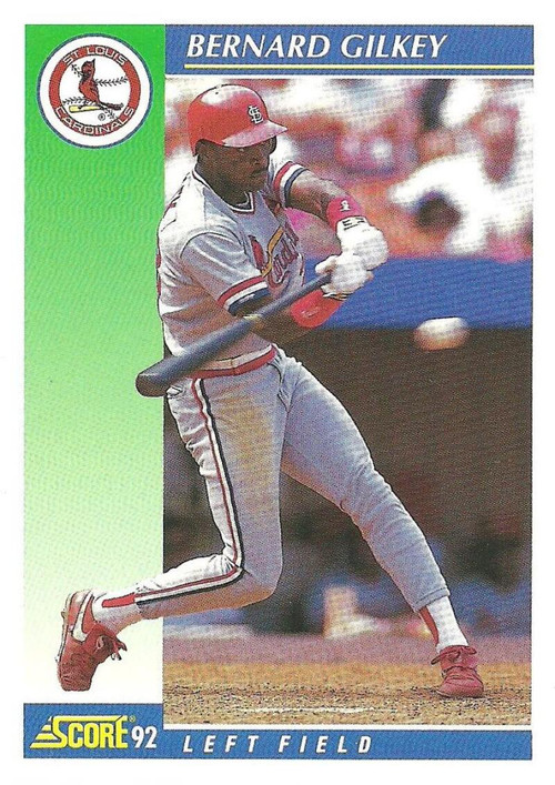 1992 Score #544 Bernard Gilkey VG St. Louis Cardinals - Under the Radar ...